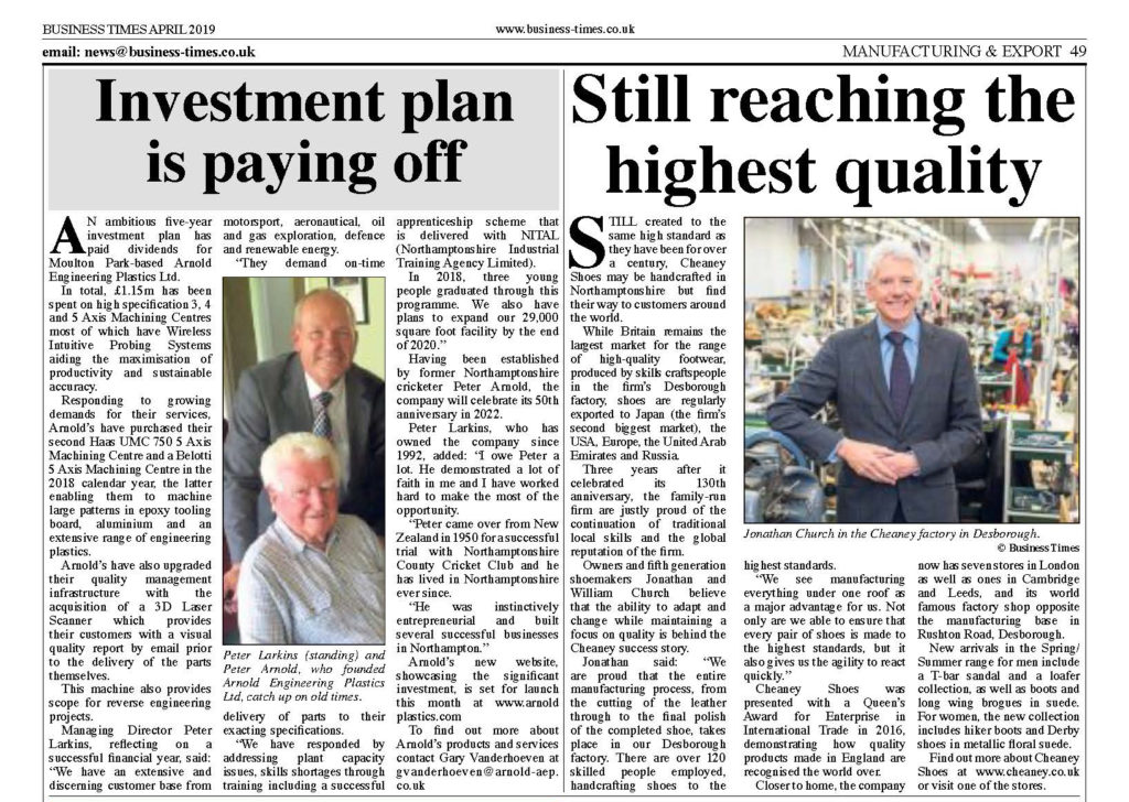 Arnold's - Arnold Engineering Plastics